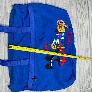 Disney | Bags | Vintage 200s Disney Embroidered Cartoon Bag Blue Rare ...